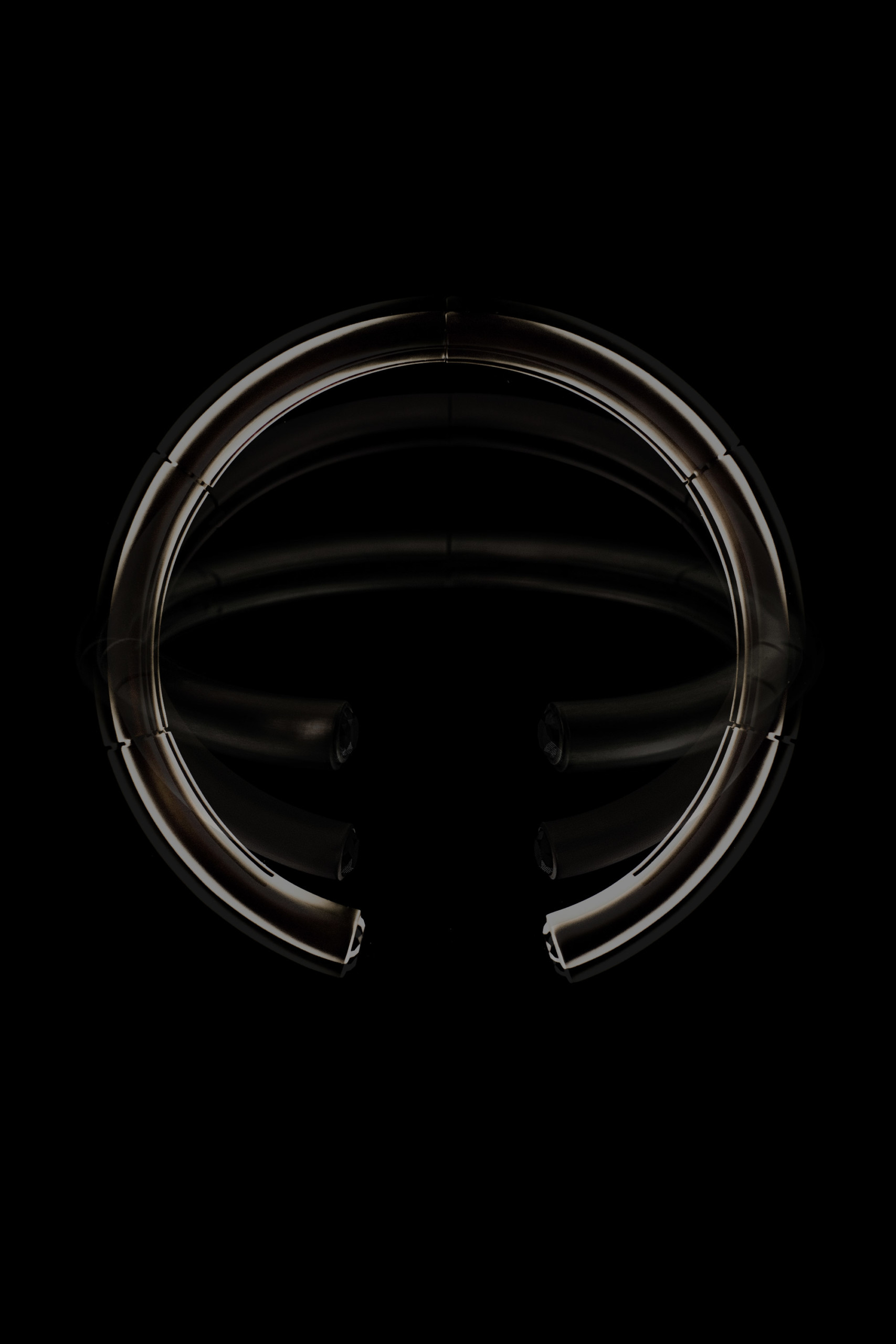 DINAKAMAL - TUBE TORC W/BLACK DIAMONDS | DINAKAMAL